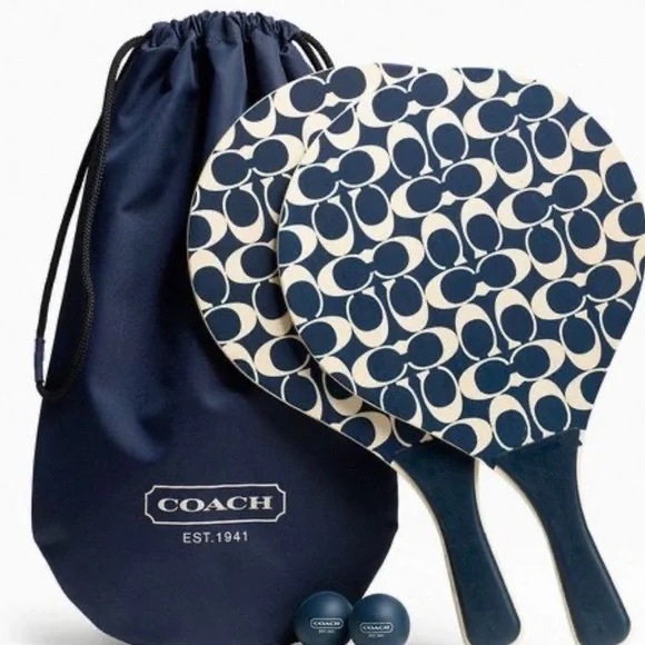 Coach | Other | Coach Paddle Ball Set | Poshmark